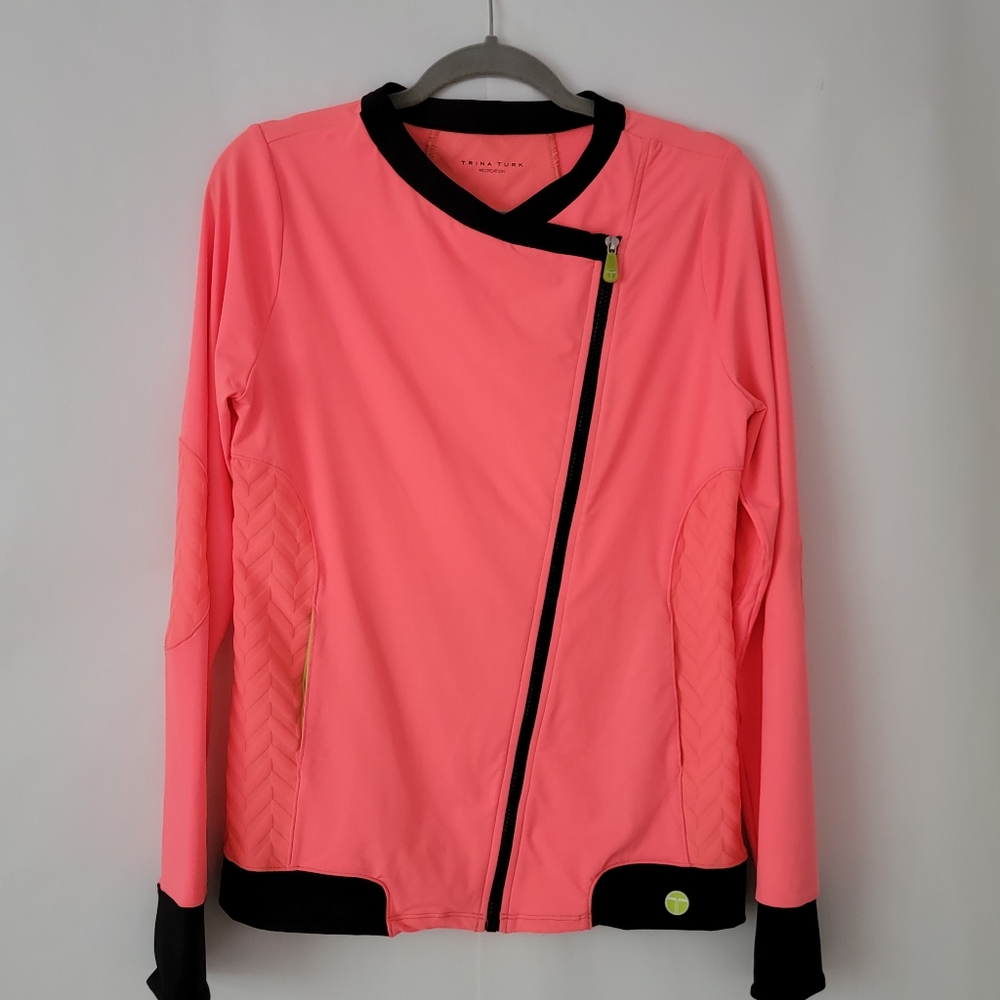 Trina Turk Recreation Active Wear Jacket Size L - Gem